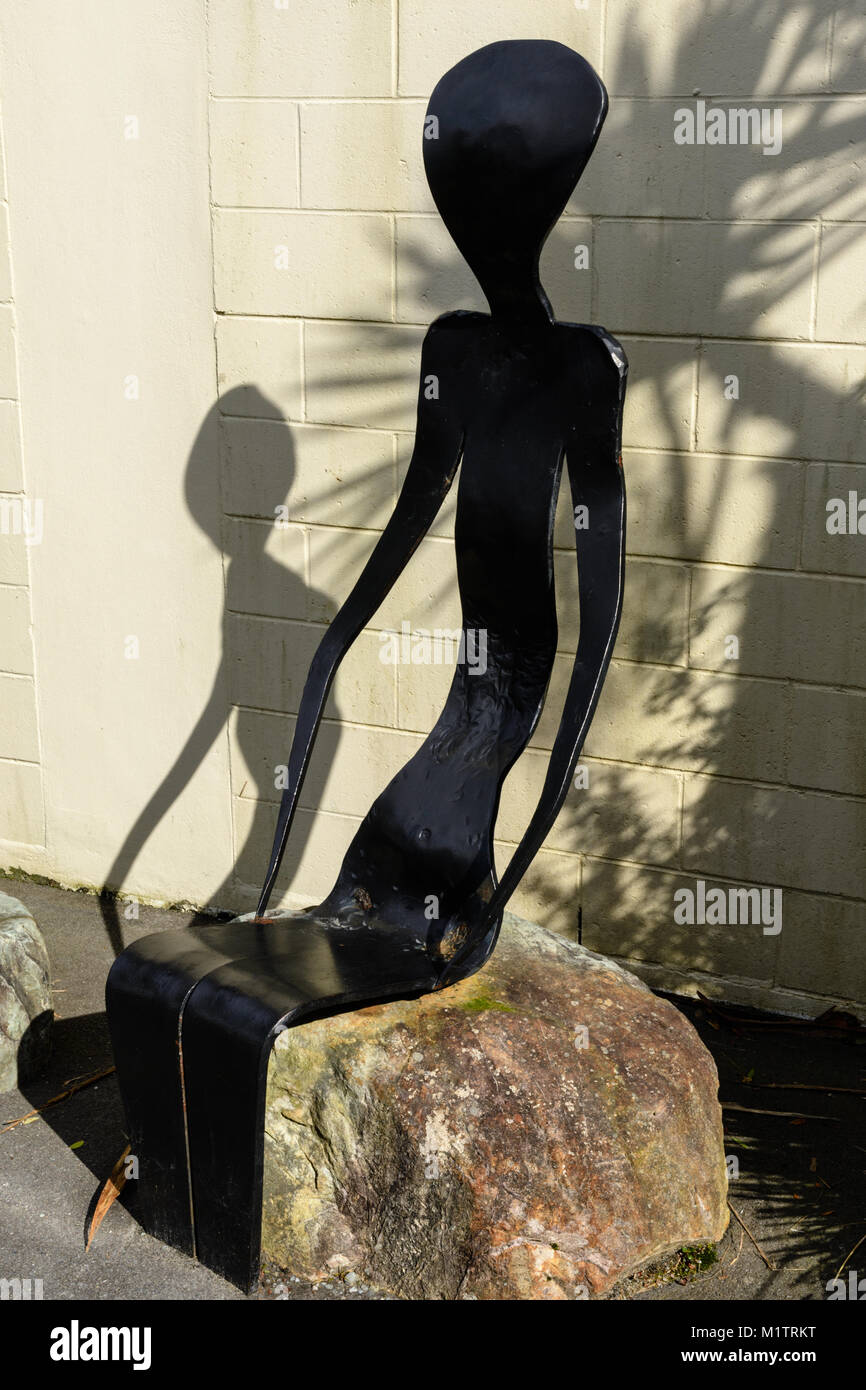 Alien shaped seat Stock Photo - Alamy
