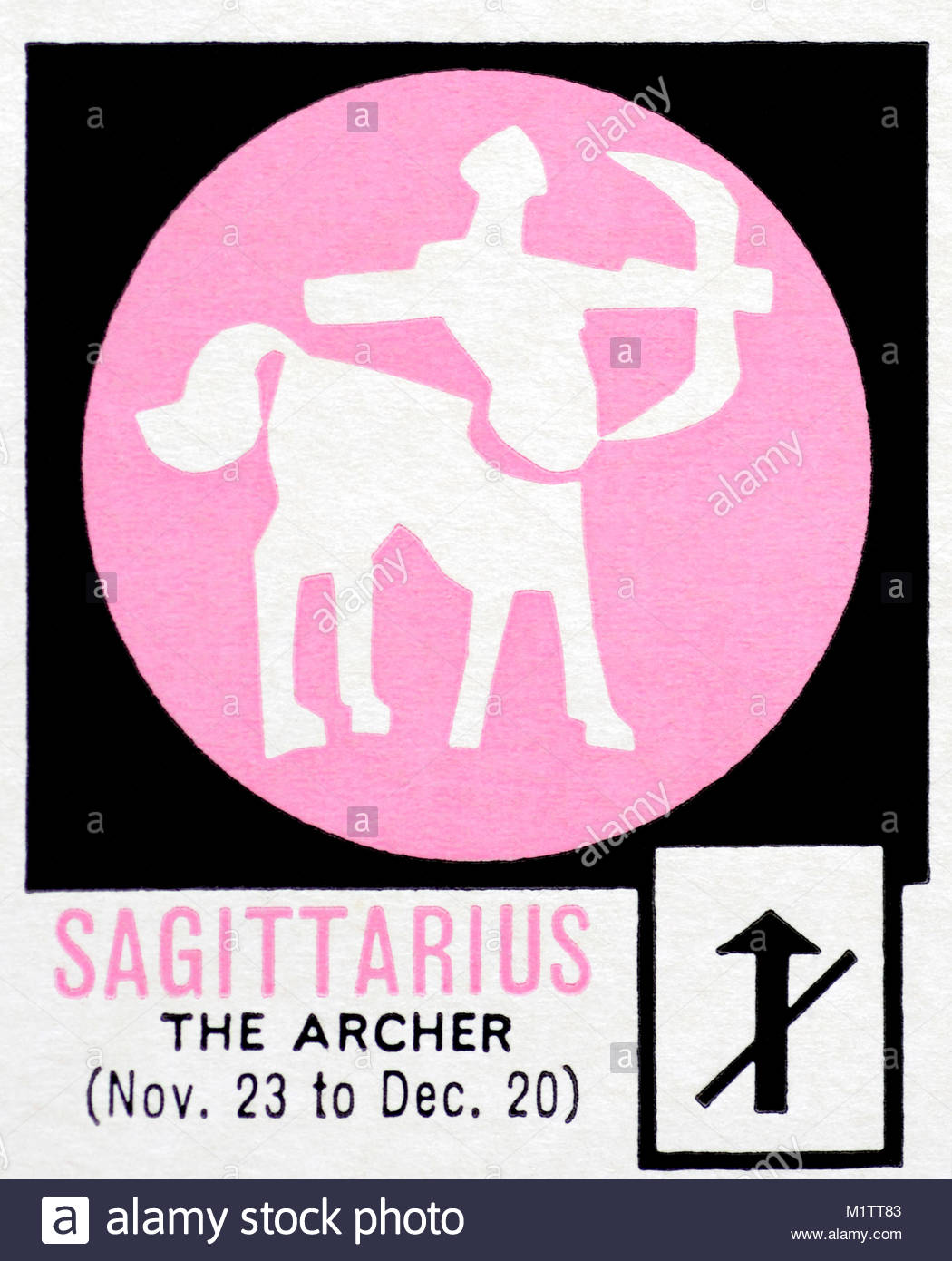 Sign of the Zodiac - Sagittarius the Archer Stock Photo - Alamy