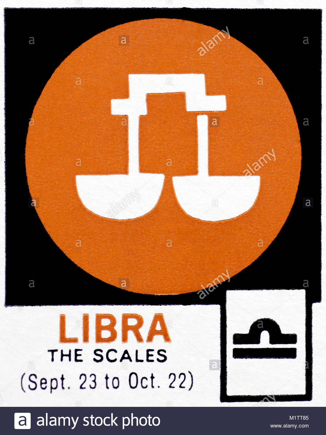 Sign of the Zodiac - Libra the Scales Stock Photo - Alamy