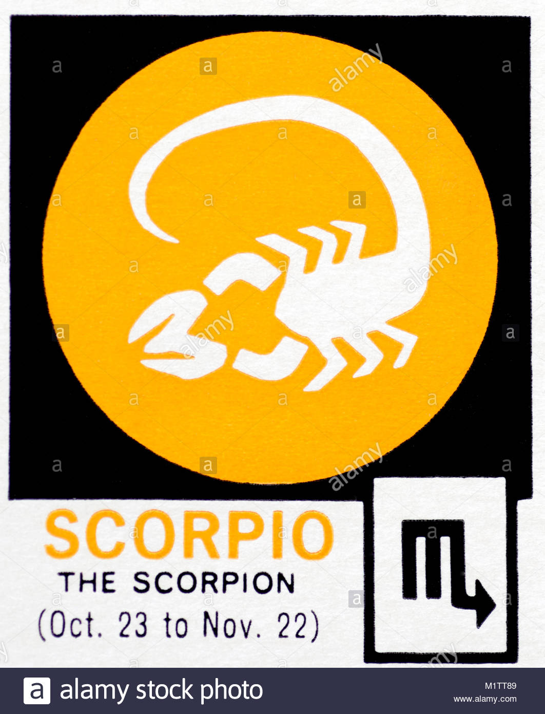 Star sign scorpio hi-res stock photography and images - Alamy