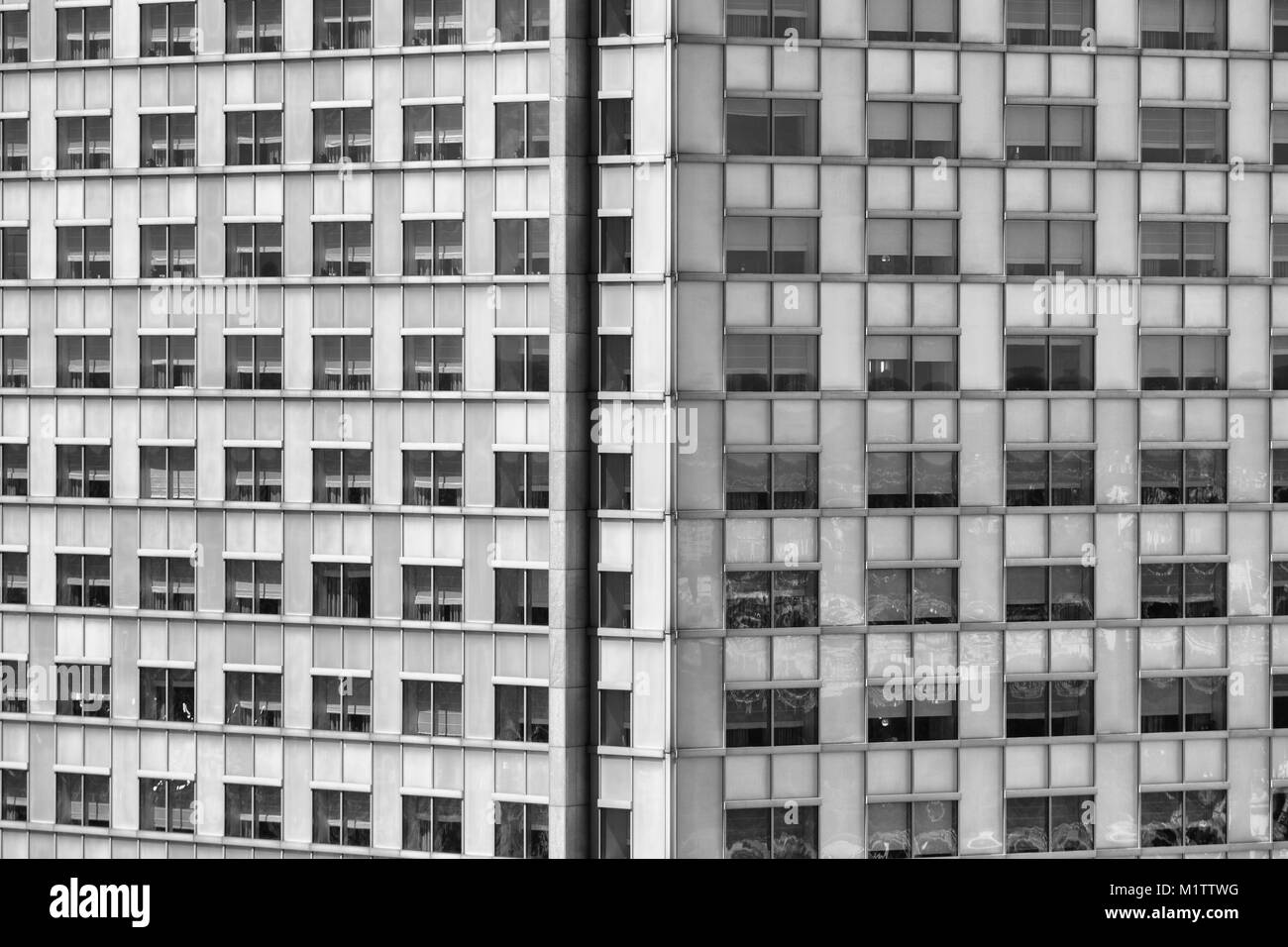 Modern office block buildings Black and White Stock Photos & Images - Alamy