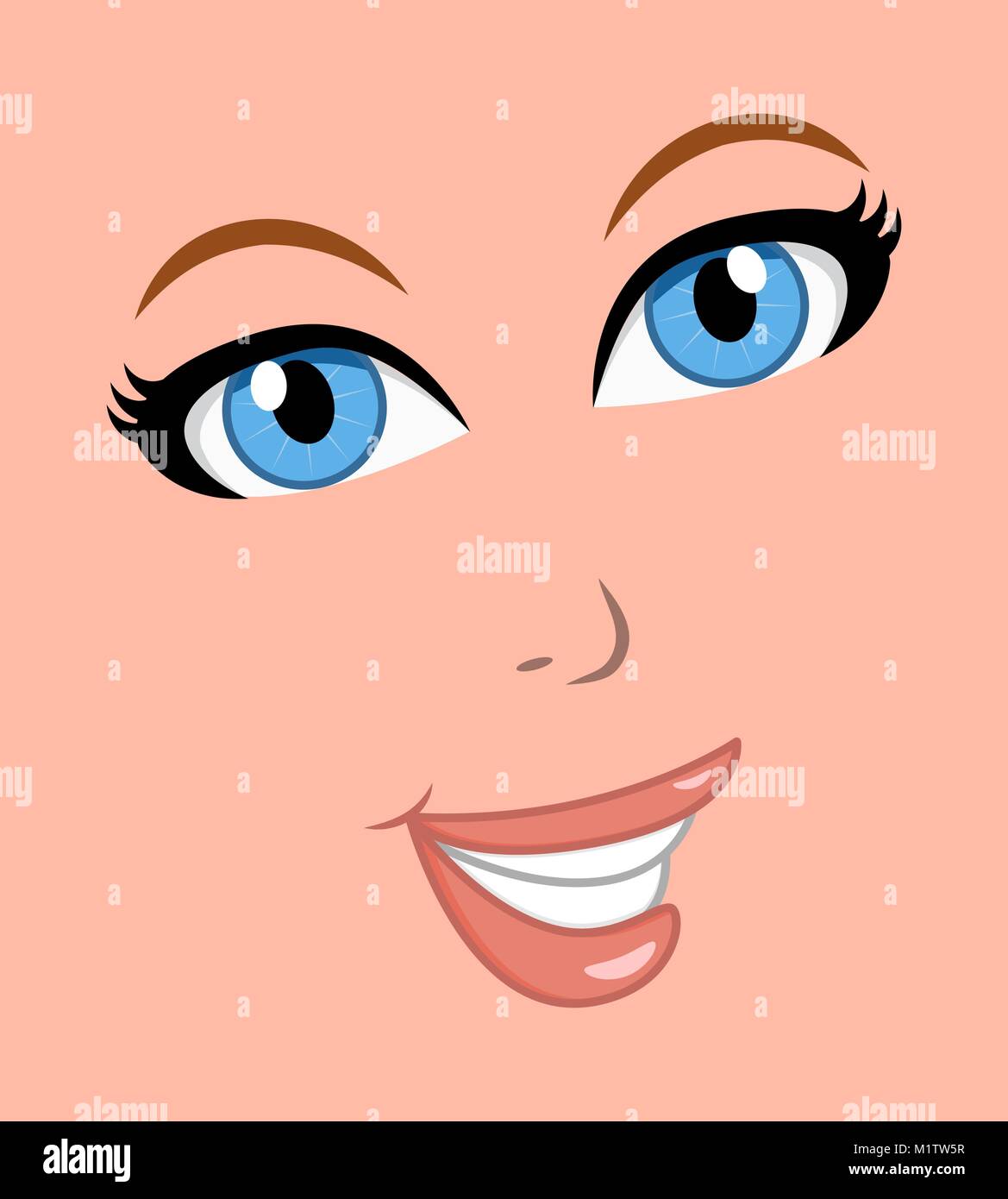 woman face elements ready for your design Stock Vector Image & Art - Alamy