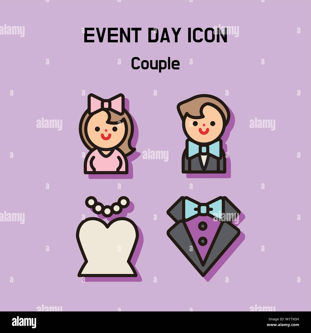 Blue attire Stock Vector Images - Alamy