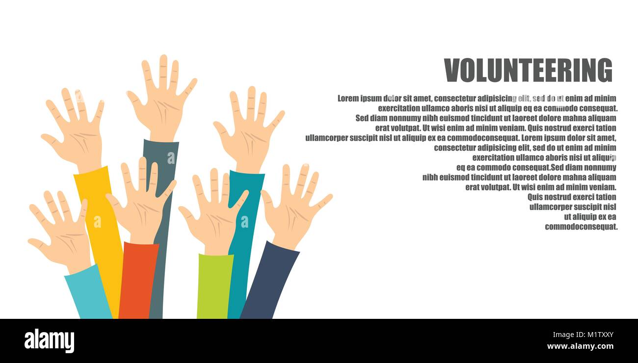 Volunteering help charity hand Cut Out Stock Images & Pictures - Alamy