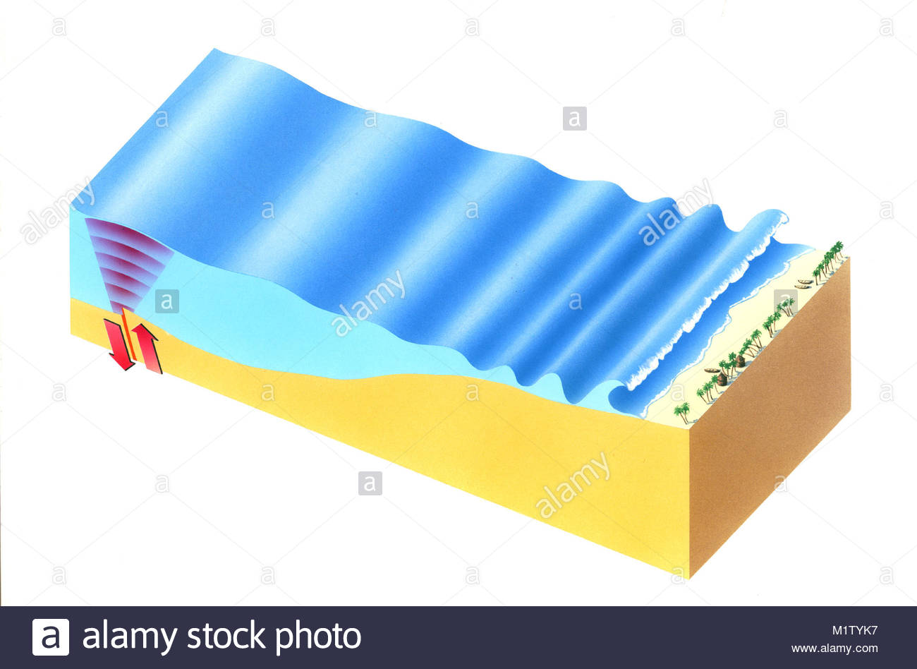 Tsunami Cut Out Stock Images & Pictures - Alamy