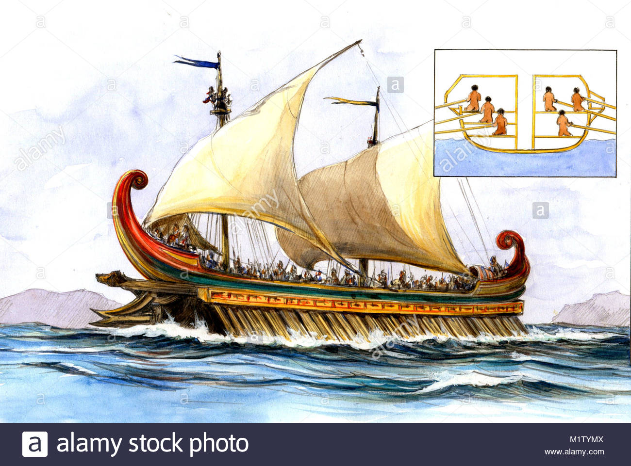 Greek Trireme Stock Photos & Greek Trireme Stock Images - Alamy