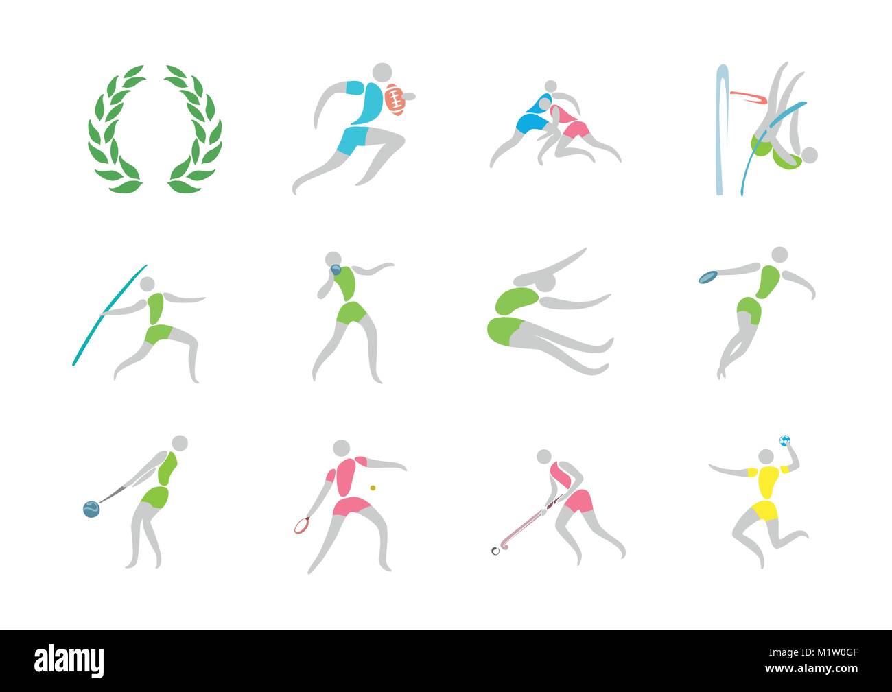 Olympics pictogram hi-res stock photography and images - Alamy