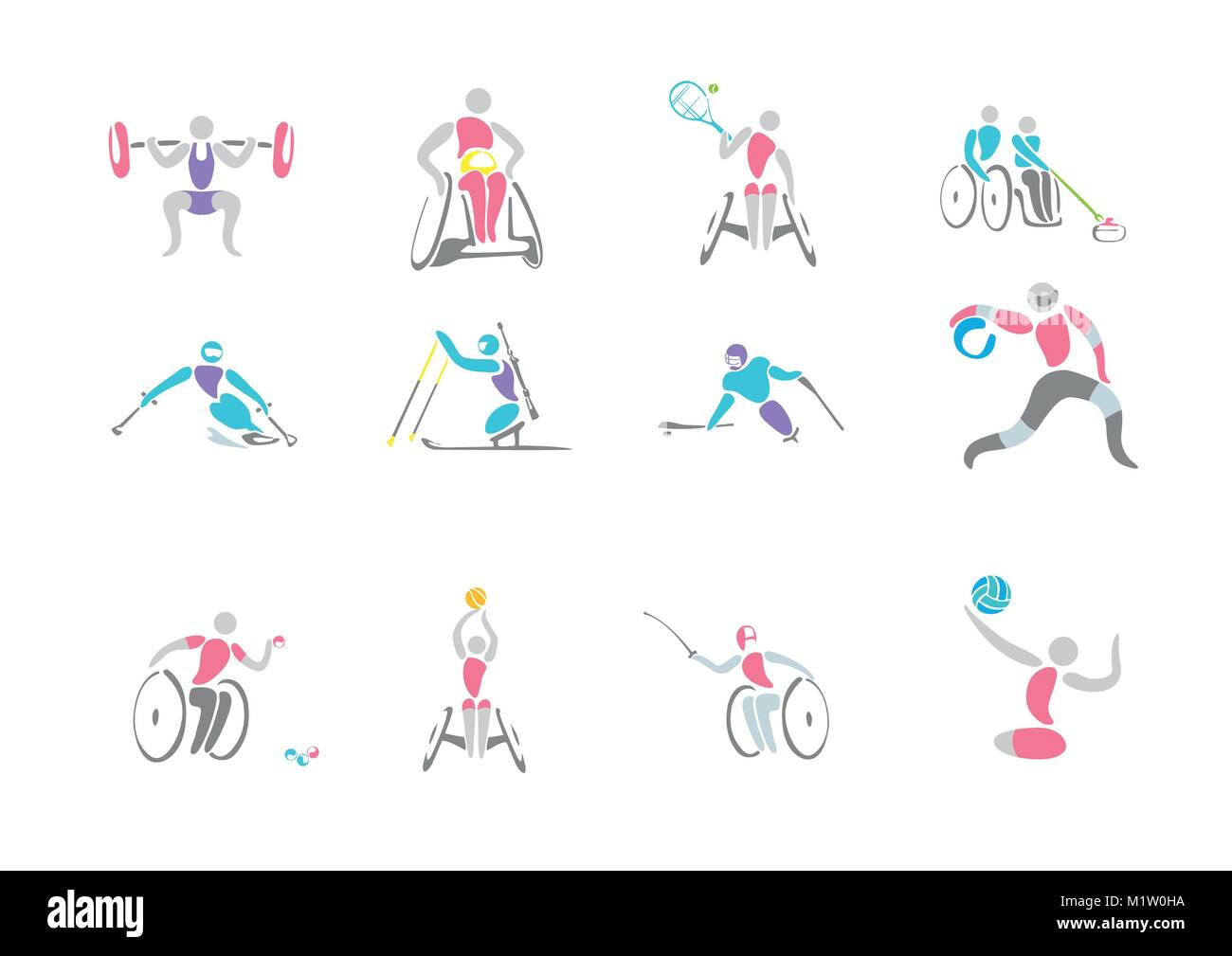 Olympics pictogram hi-res stock photography and images - Alamy