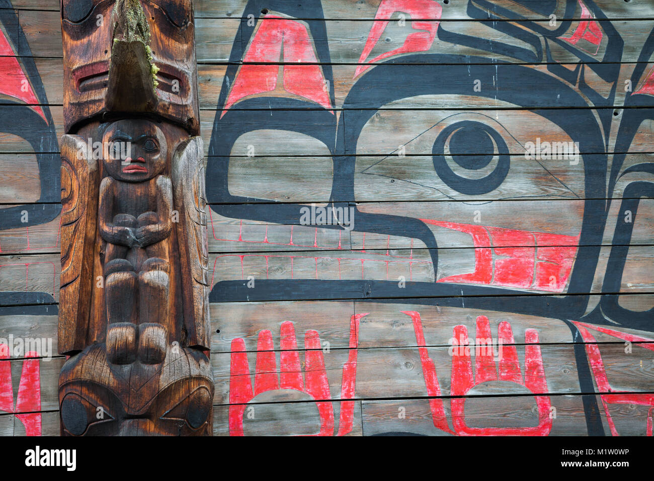 Plank house native american hi-res stock photography and images - Alamy