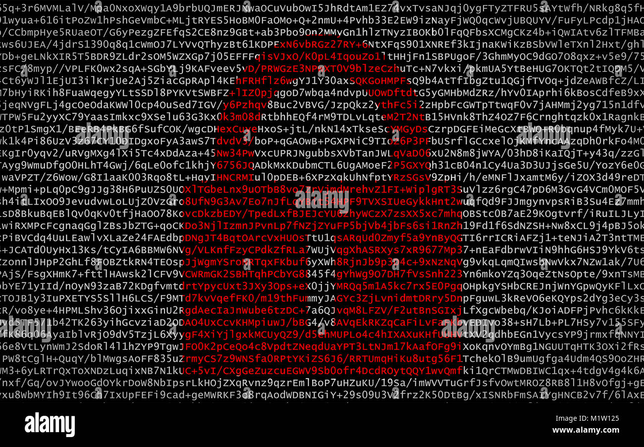Encrypted text hi-res stock photography and images - Alamy