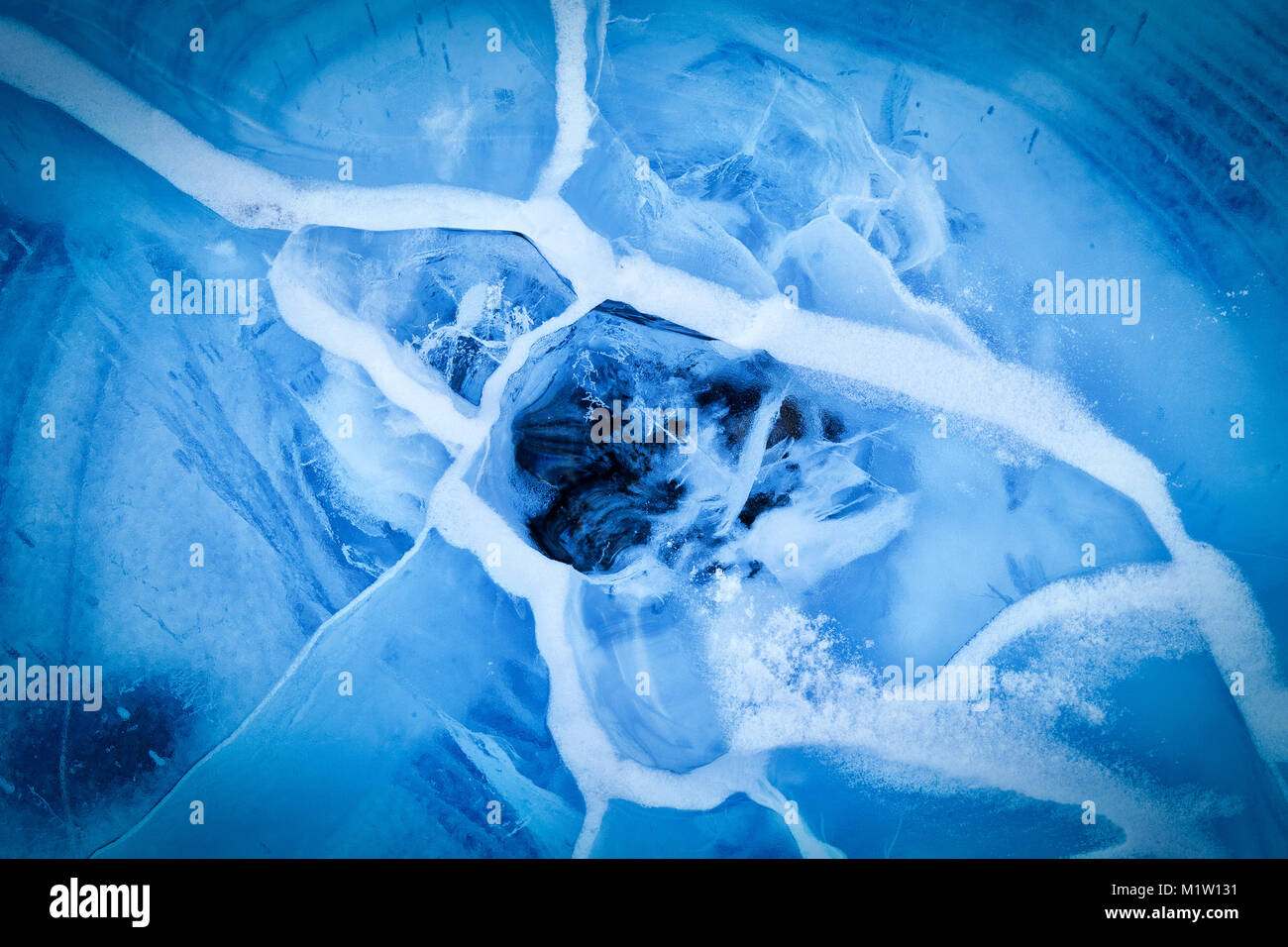 Ice and snow detail outdoors, background, texture Stock Photo - Alamy