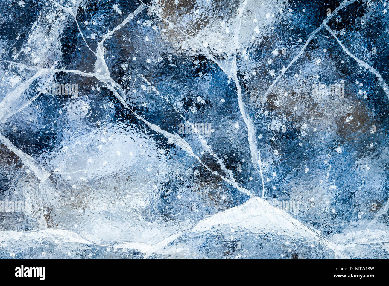Ice and snow detail outdoors, background, texture Stock Photo - Alamy