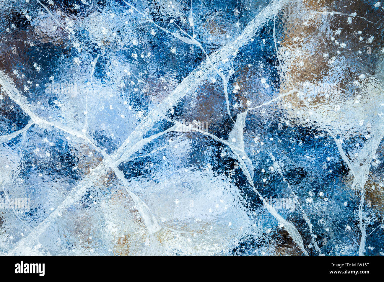 Ice and snow detail outdoors, background, texture Stock Photo - Alamy