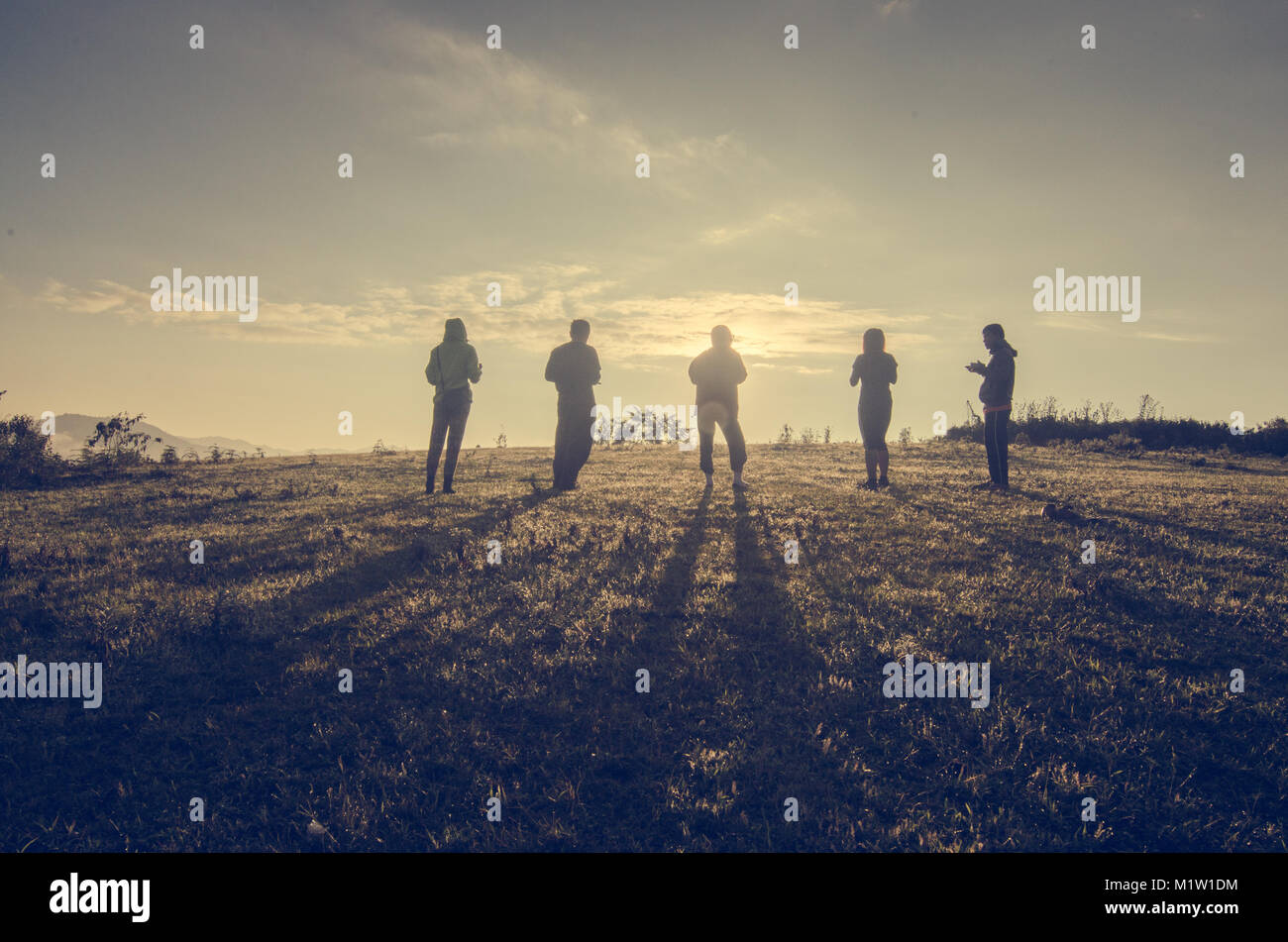 Group Of People Celebration Cheerful Sunset Concept,Big group of happy ...
