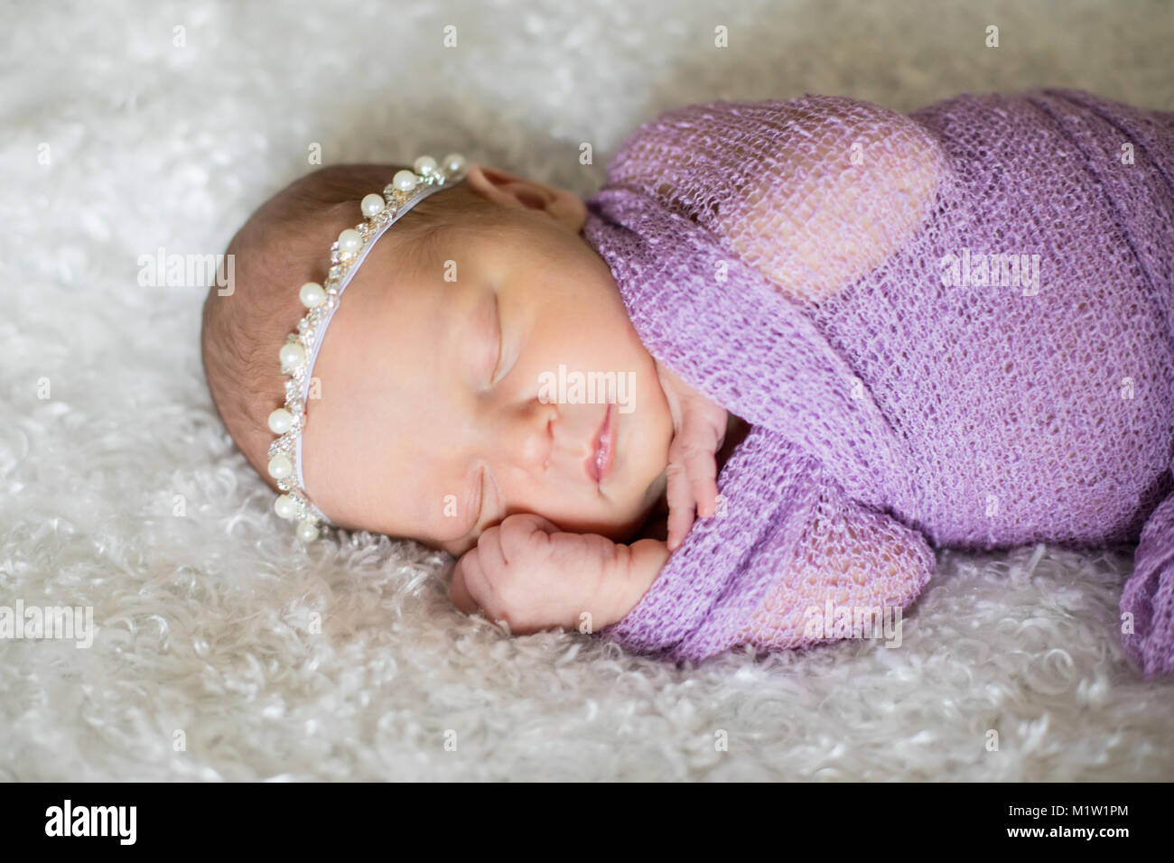 Newborn. New life. Sweet baby girl Stock Photo - Alamy