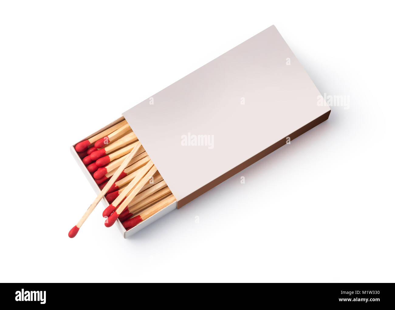 Box of matches, isolated on white background with clipping path Stock ...