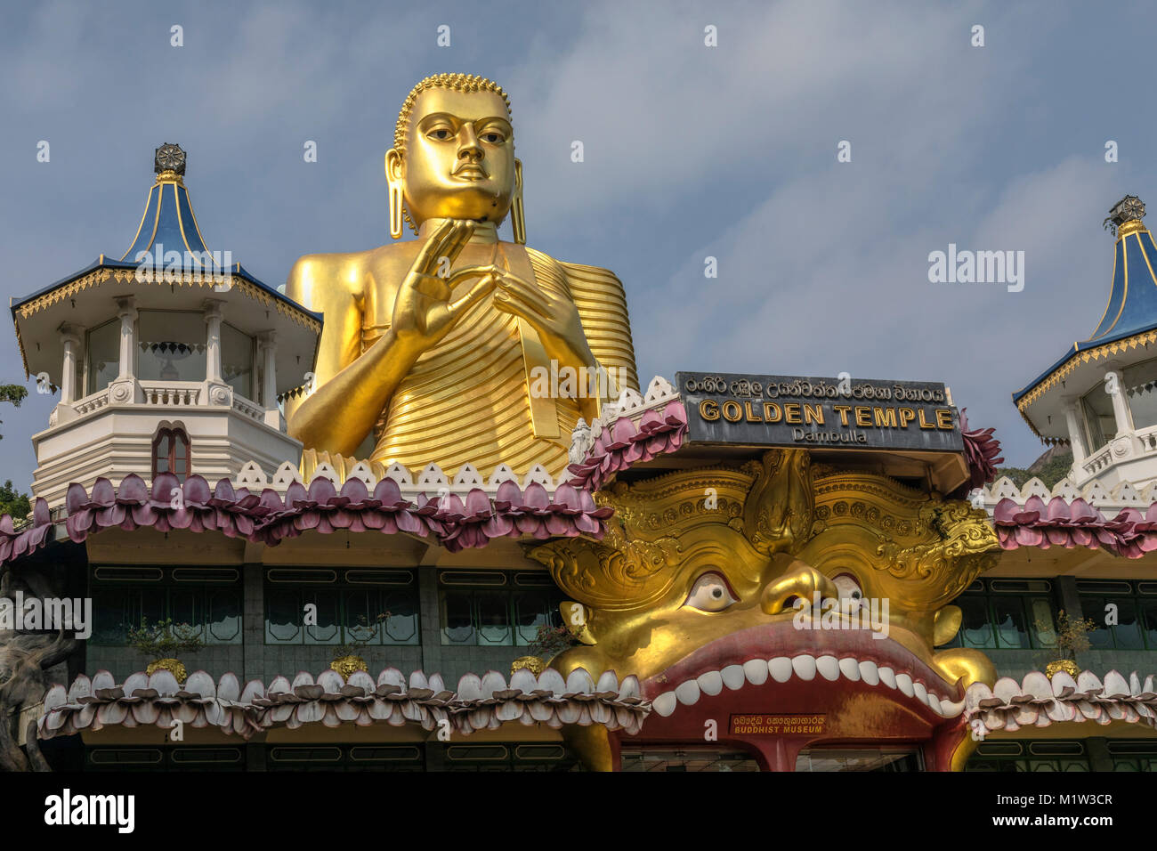 Dambulla cave temple, Matale, Central Province, Sri Lanka, Asia Stock ...