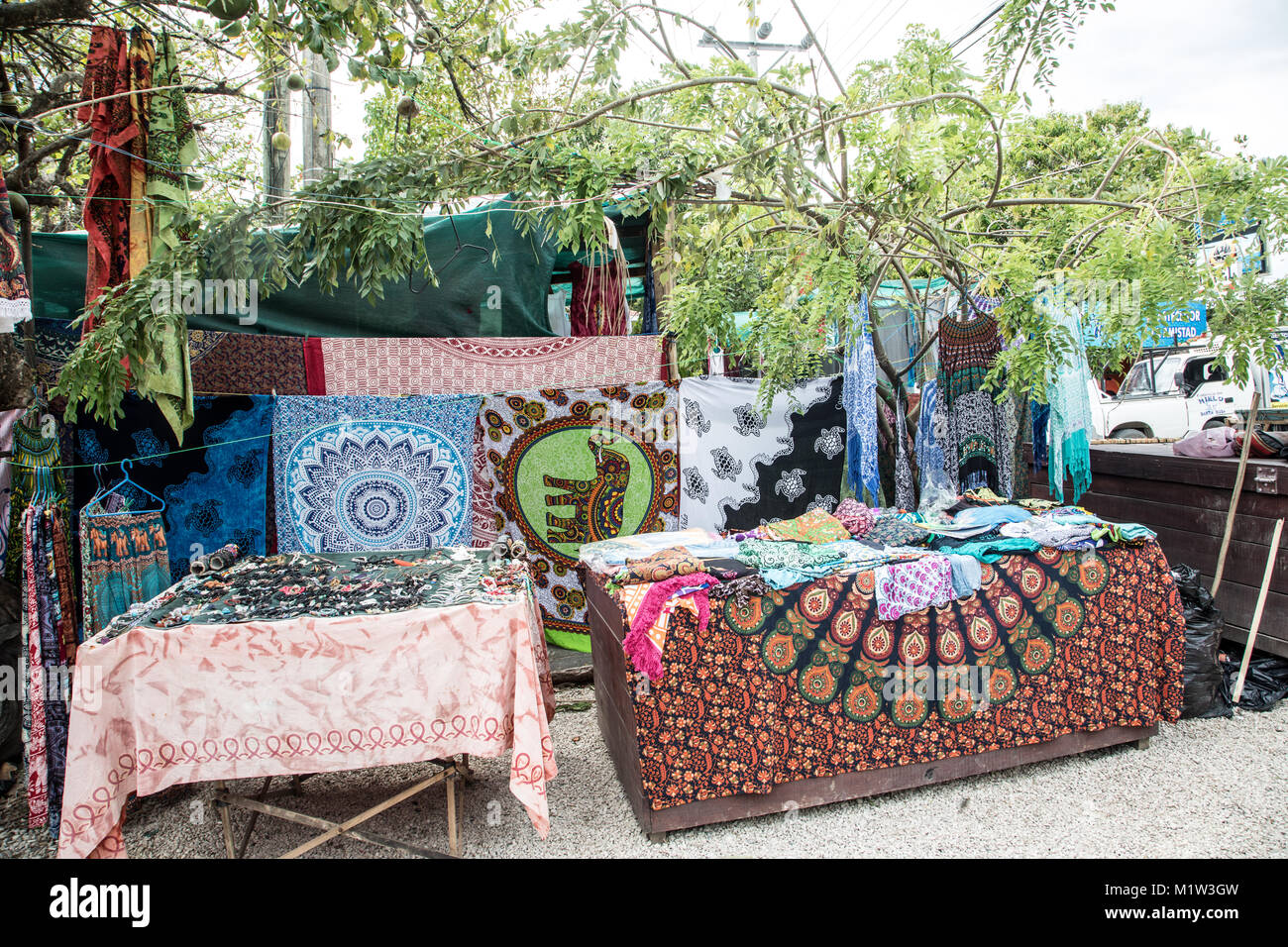 Local Markets And Shops Samara Costa Rica Central America Stock Photo ...