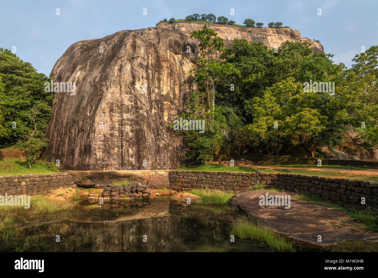 Lion Rock, Sigiriya, Matale, Central Province, Sri Lanka, Asia Stock ...