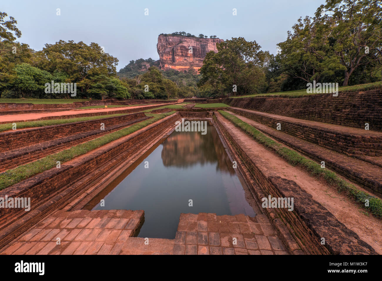 Lion Rock, Sigiriya, Matale, Central Province, Sri Lanka, Asia Stock ...