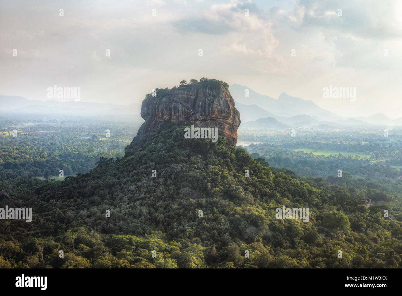 Pidurangala, Sigiriya, Matale, Central Province, Sri Lanka, Asia Stock ...
