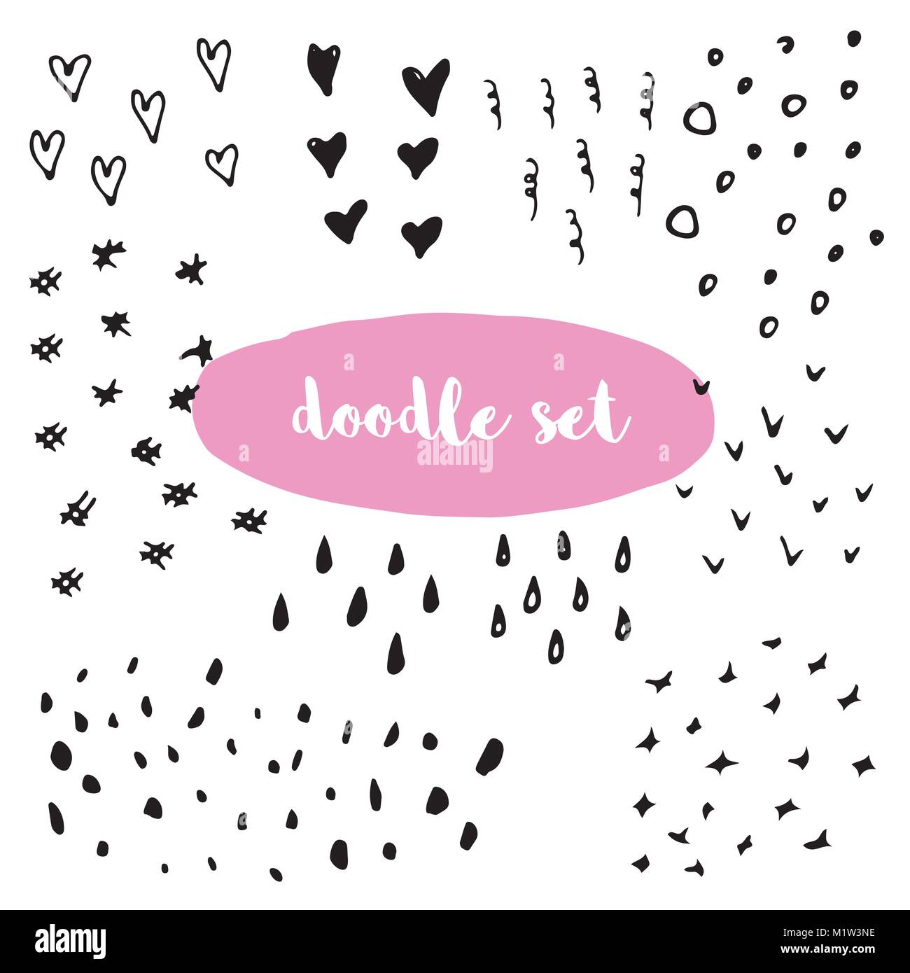 Hand drawn dots Stock Vector Images - Alamy