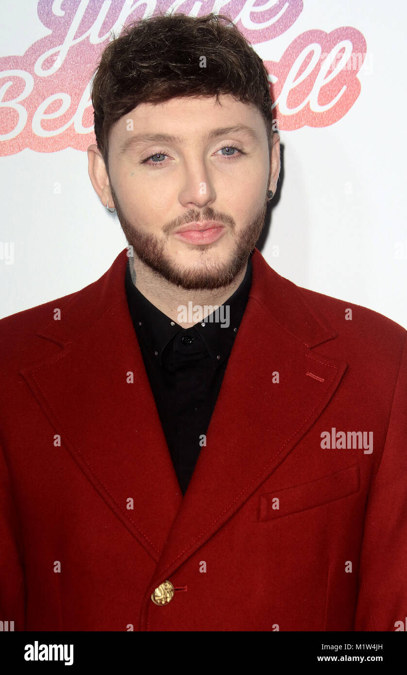 James arthur attending capital radio jingle bell ball hi-res stock ...