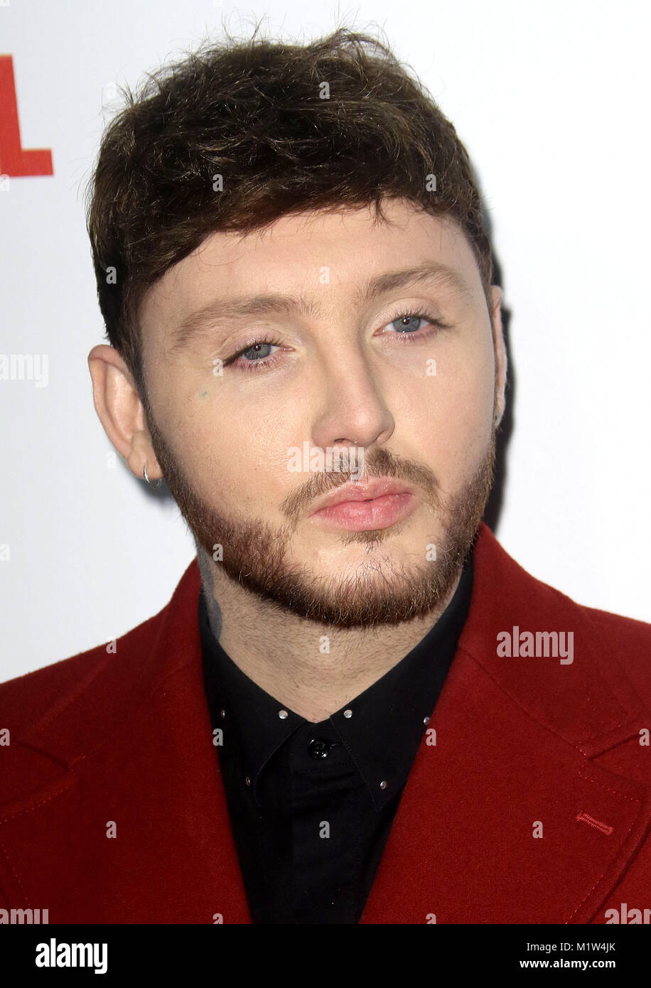 James arthur attending capital radio jingle bell ball hi-res stock ...