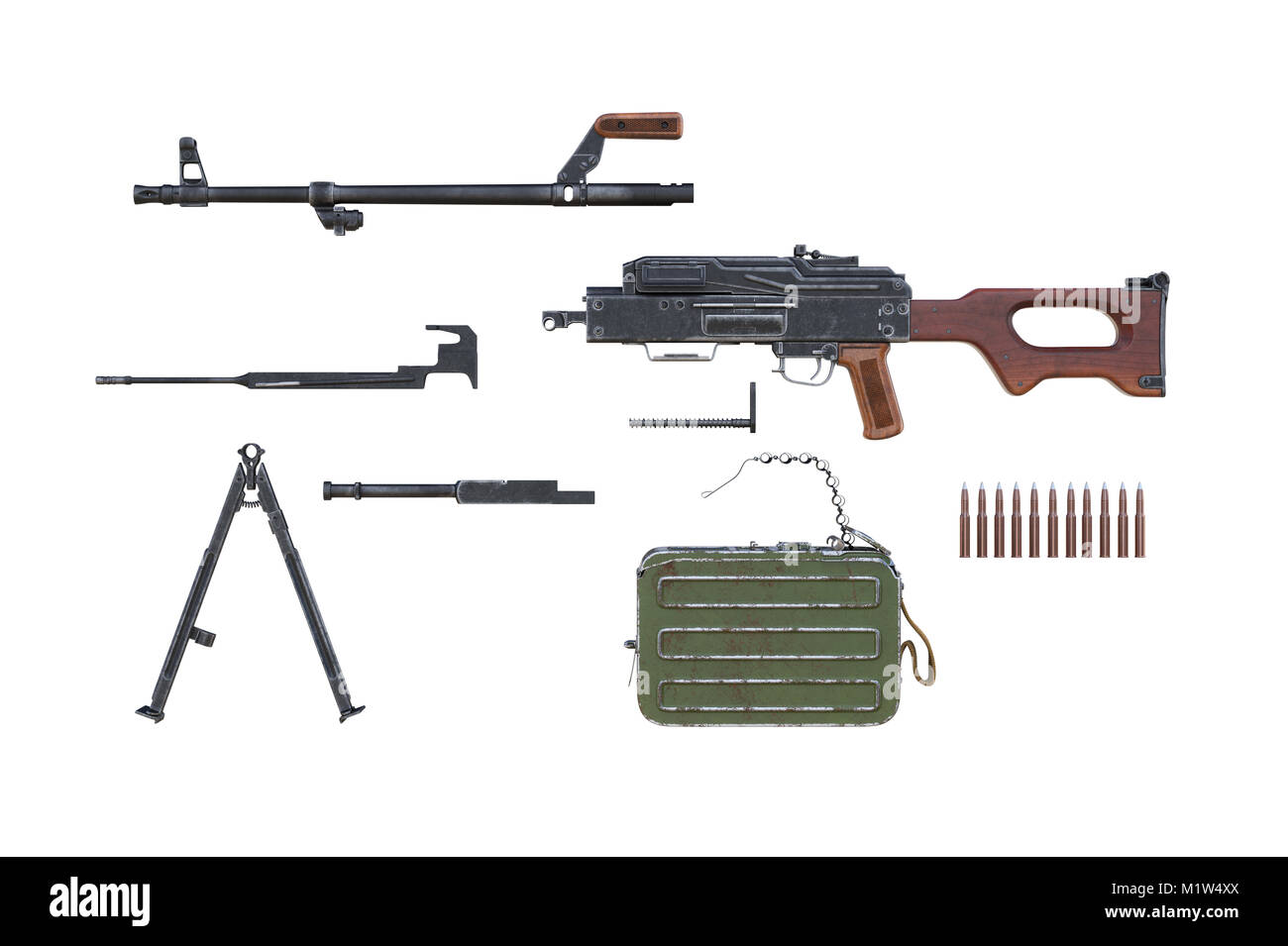 Old sniper rifle Cut Out Stock Images & Pictures - Alamy