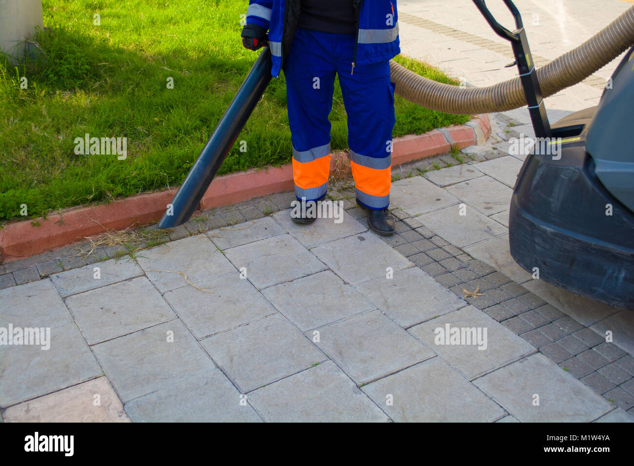 Industrial street cleaner hi-res stock photography and images - Alamy