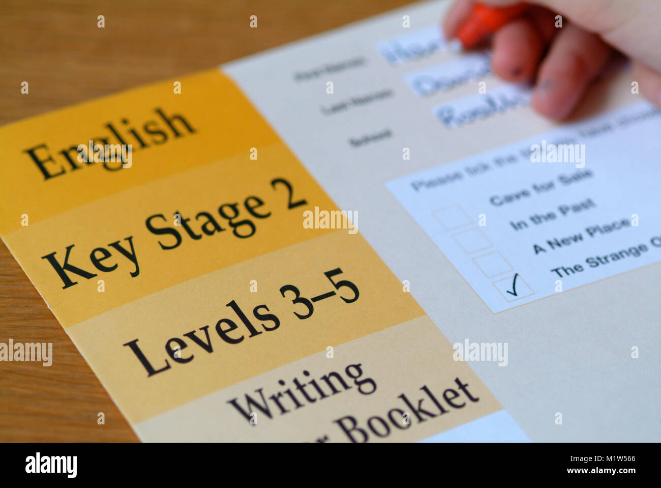 English Key Stage 2 SATS test at Roath Park Primary School, Cardiff ...