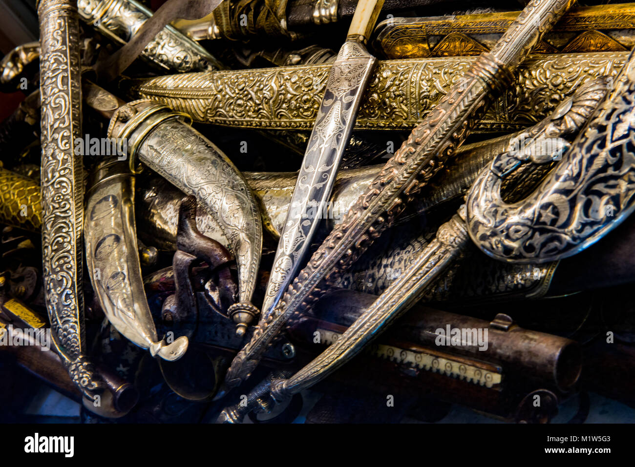 Flit Locks and Daggers Stock Photo - Alamy