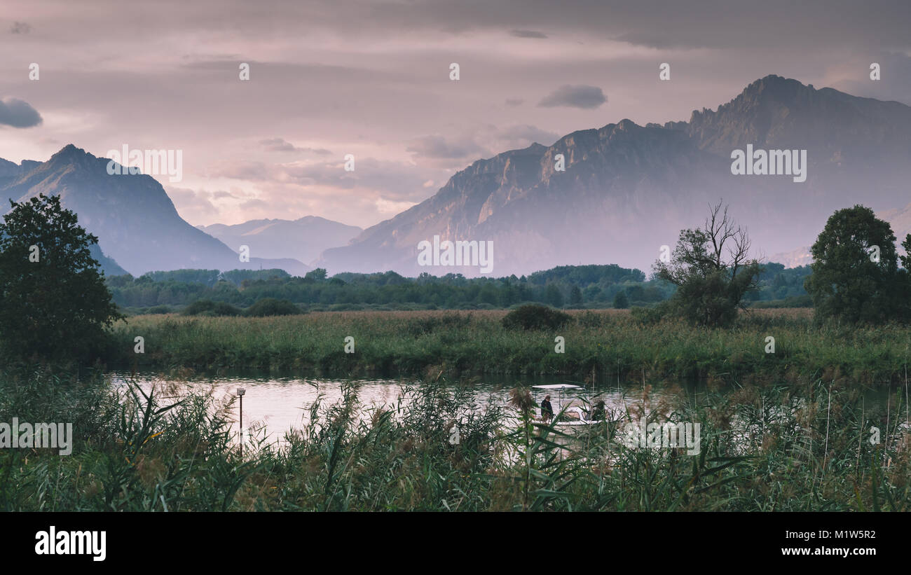 River Adda in northern Italy, close to Lake Como Stock Photo - Alamy