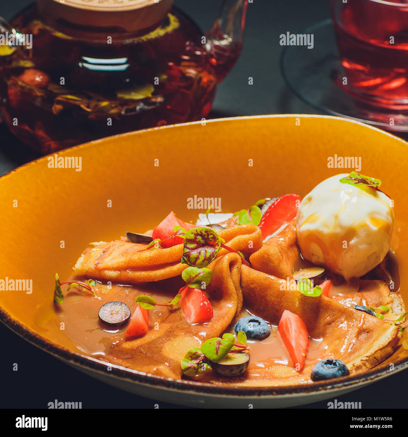 cake on a black background closeup color Stock Photo - Alamy