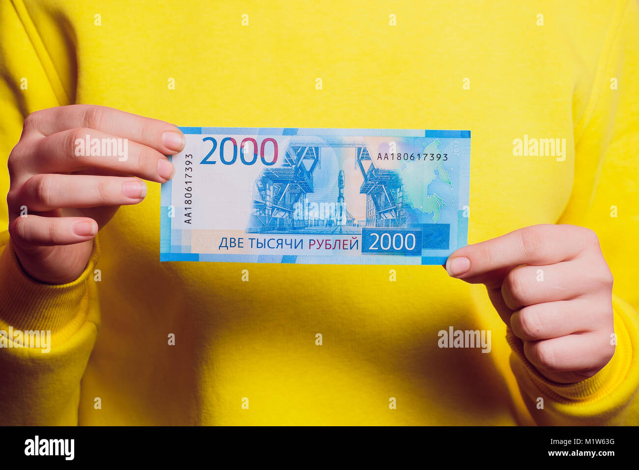 New russian bank notes with Vladivostok images on it. 2000 rubles ...