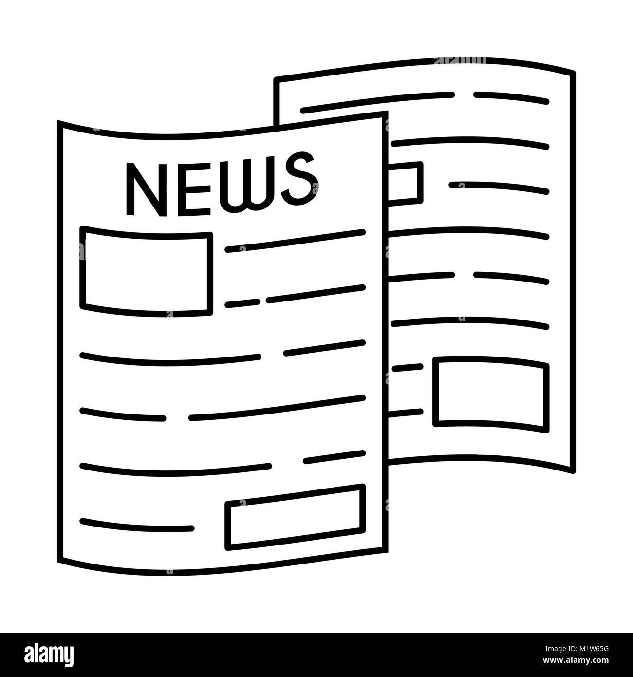 Newspaper logo Stock Vector Images - Alamy