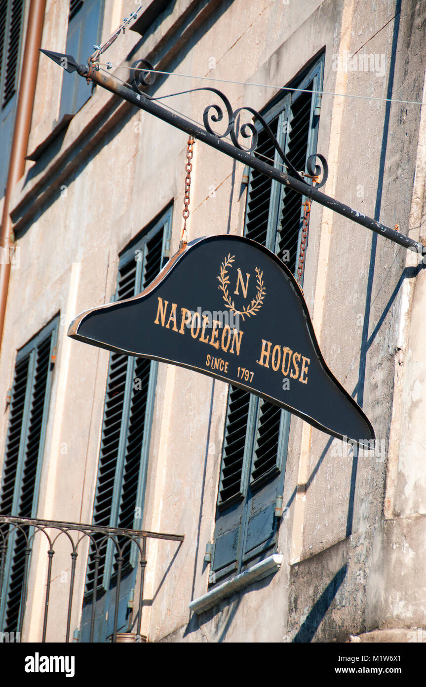 Napoleon house sign hi-res stock photography and images - Alamy