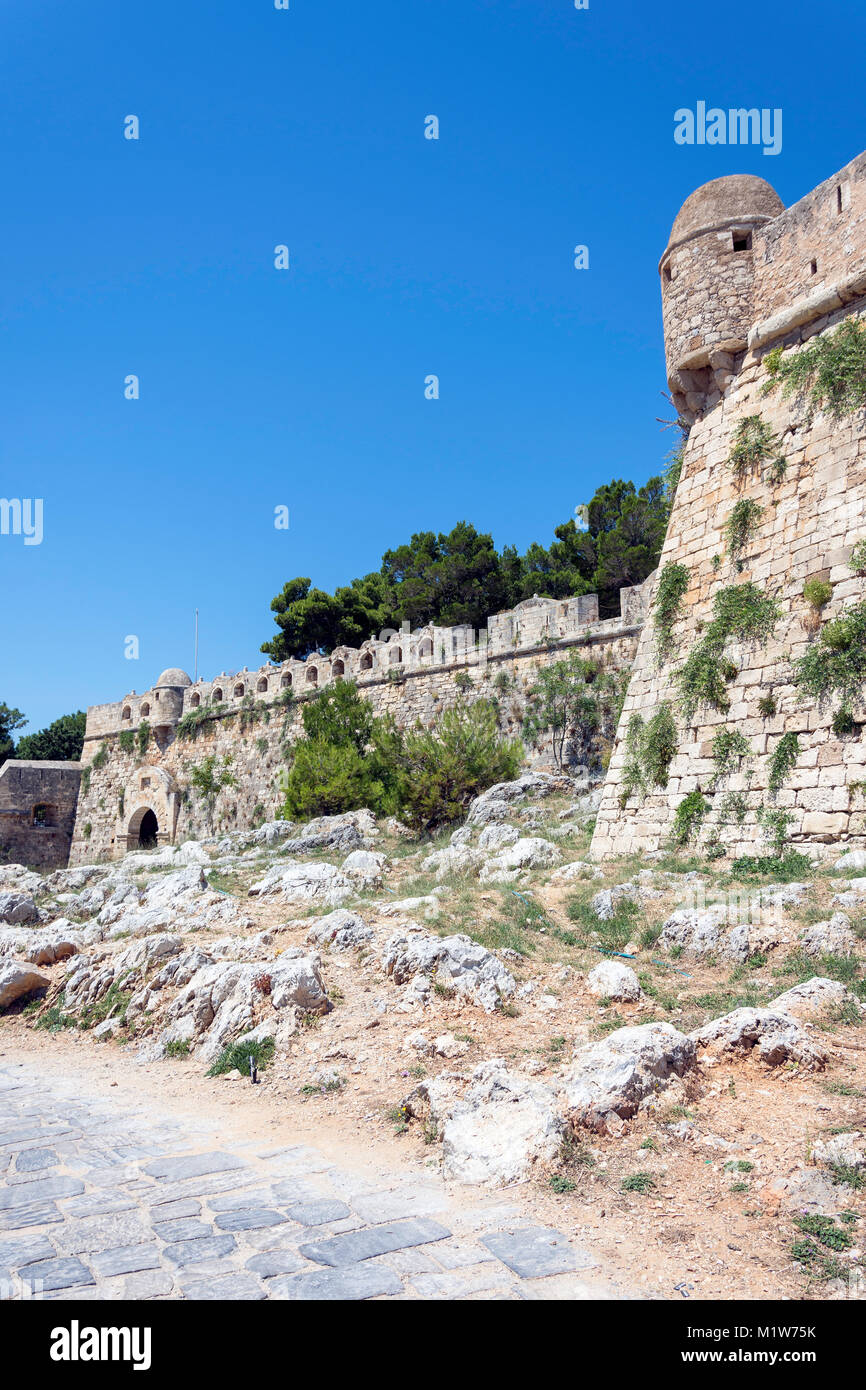 Walls of The 16th century Venetian Fortezza, Rethymnon (Rethimno ...