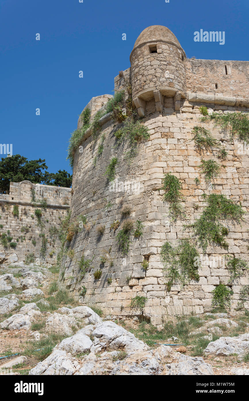 Walls of The 16th century Venetian Fortezza, Rethymnon (Rethimno ...