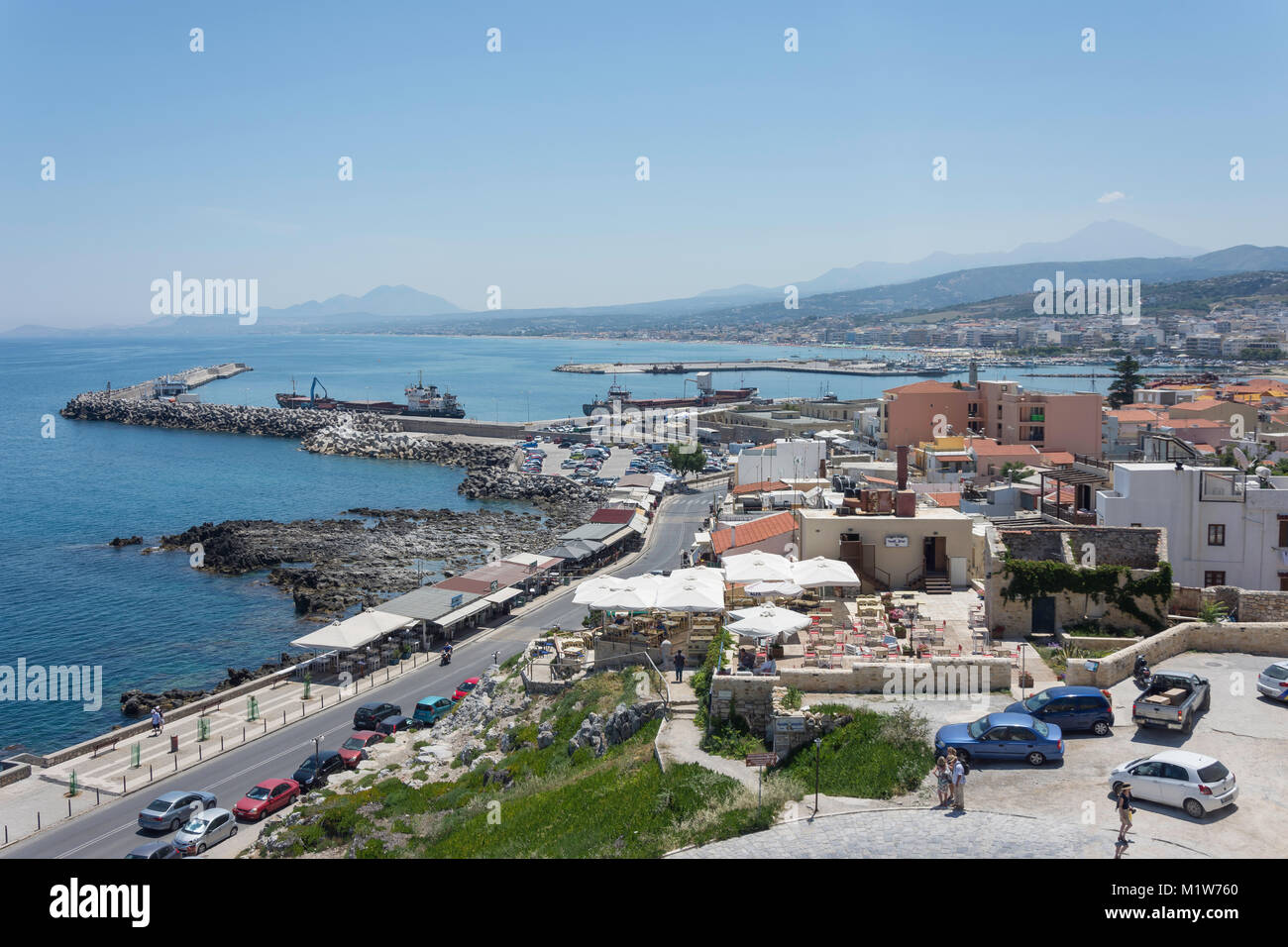 Rethymnon Harbour view from The 16th century Venetian Fortezza ...