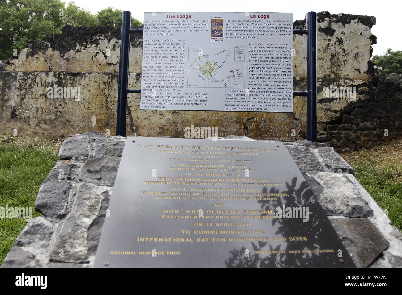 When Simonsz Gooyer, the first Dutch Governor of Mauritius, and his men ...