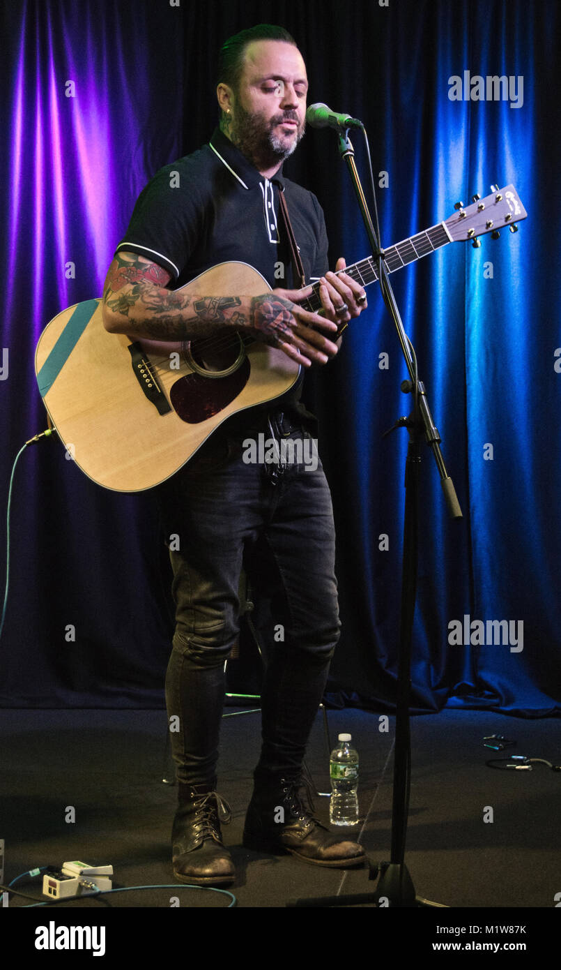 Bala Cynwyd, PA, USA. 26th January, 2018. Justin Furstenfeld of ...