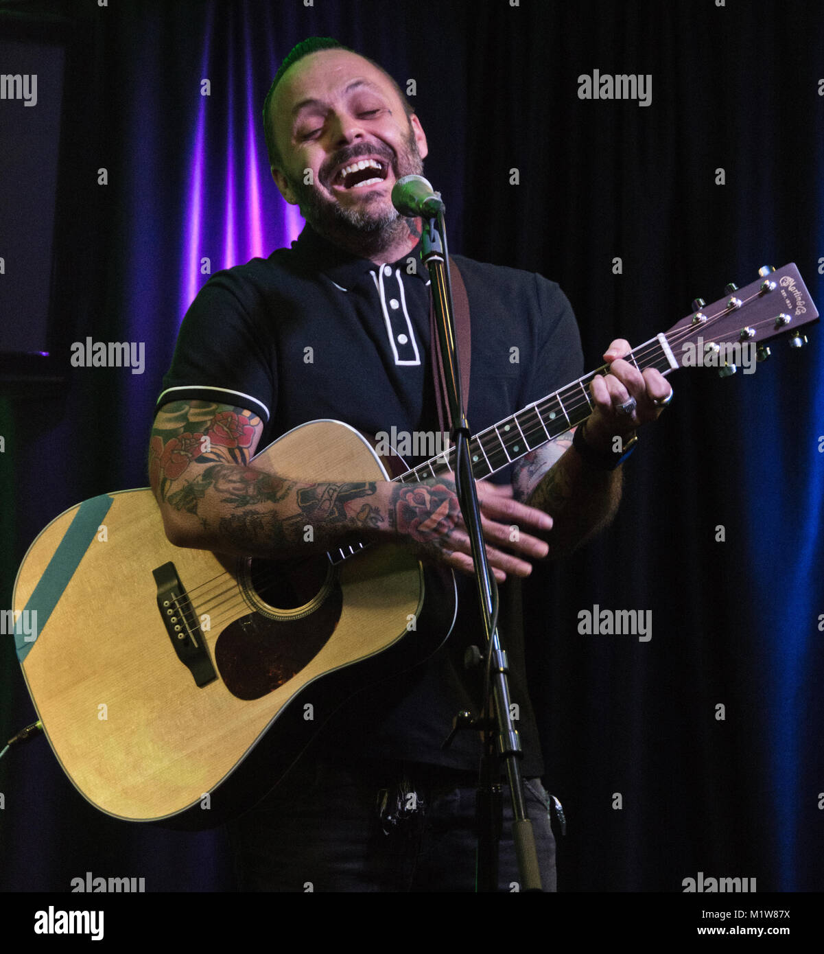 Bala Cynwyd, PA, USA. 26th January, 2018. Justin Furstenfeld of ...