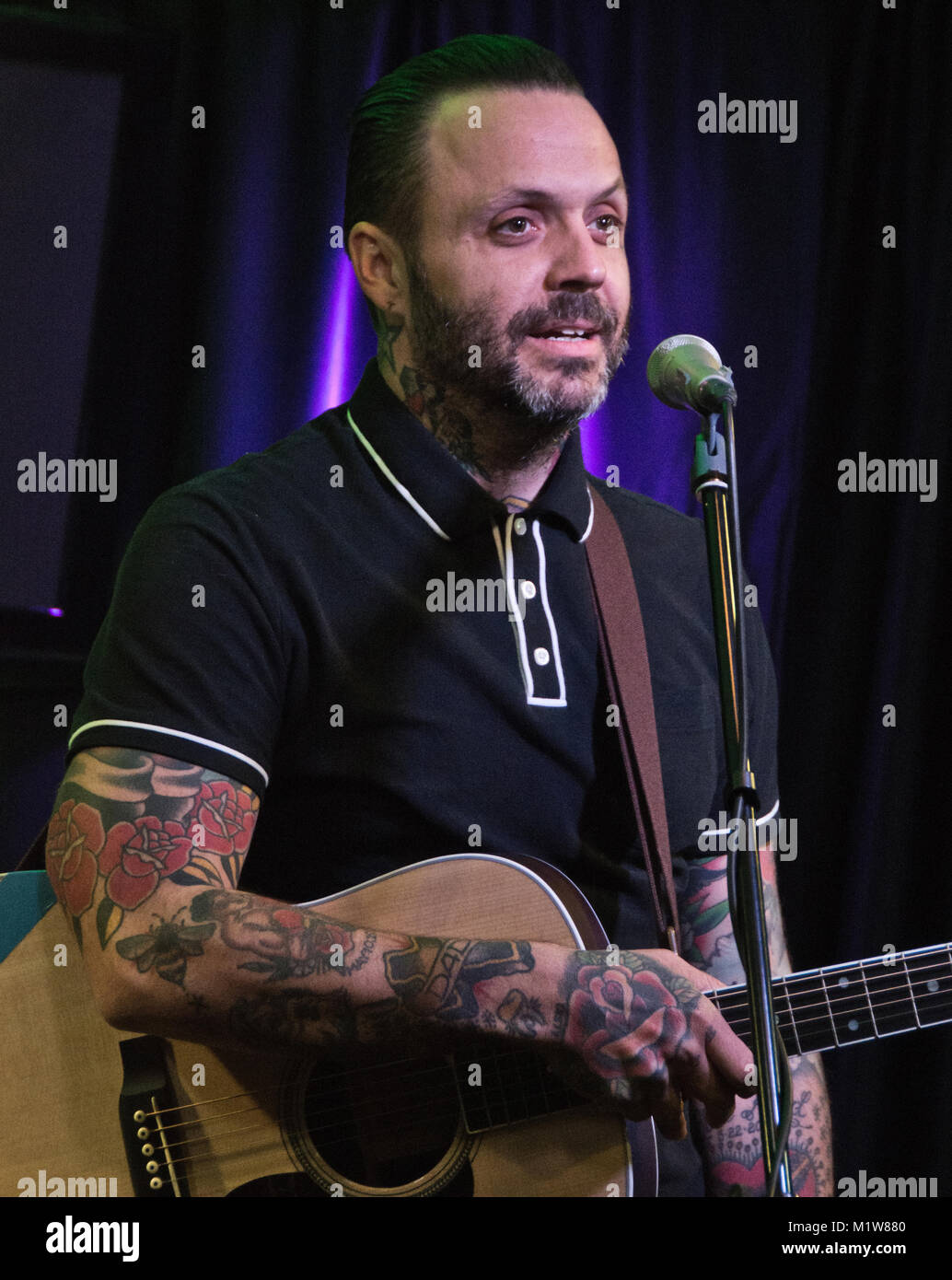 Bala Cynwyd, PA, USA. 26th January, 2018. Justin Furstenfeld of ...