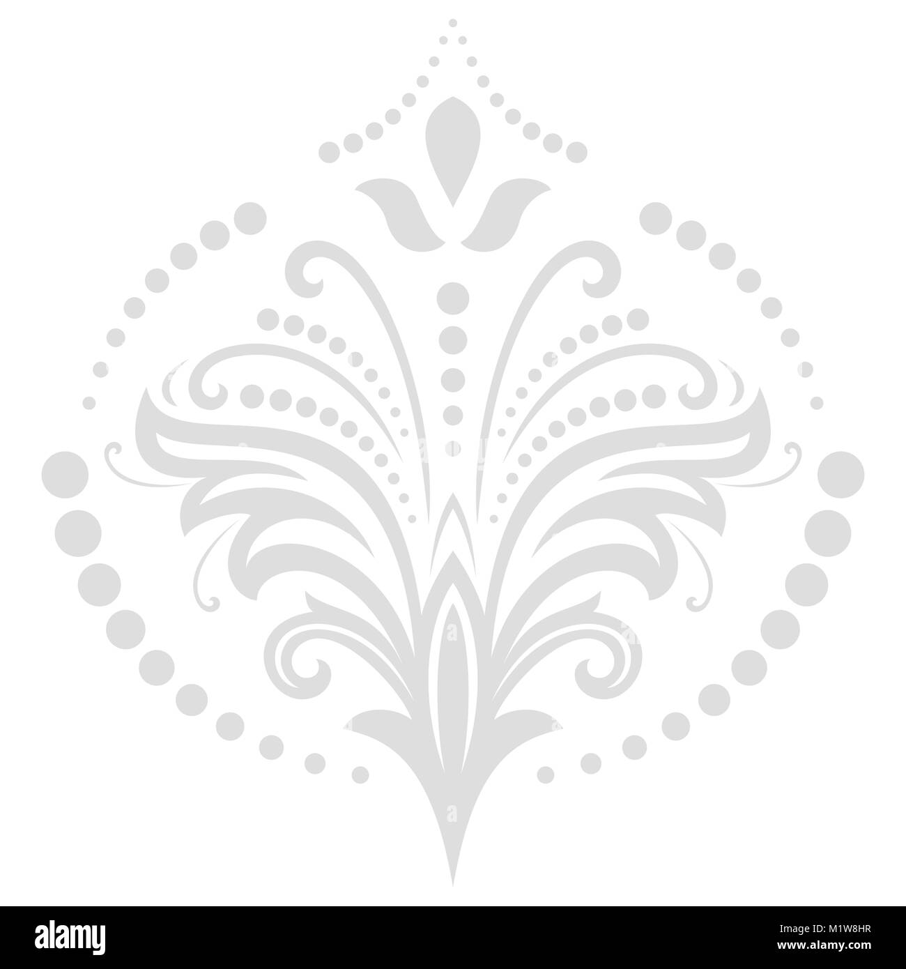 Floral medallion design Cut Out Stock Images & Pictures - Alamy