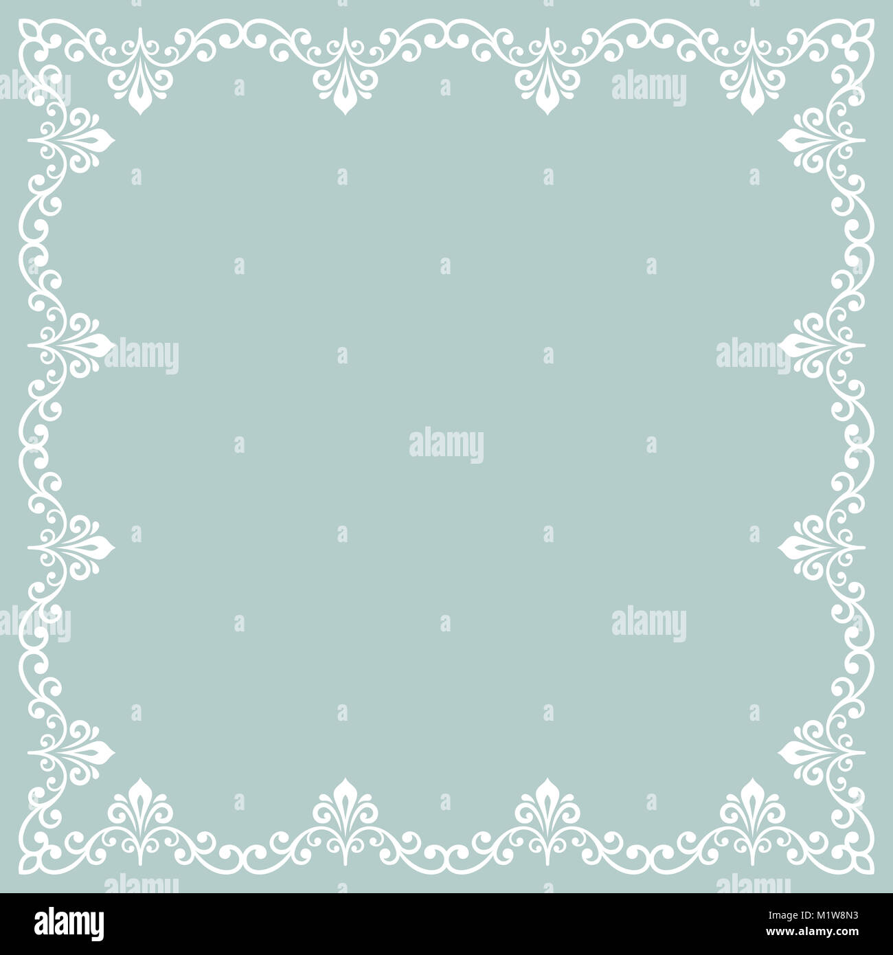 Floral Fine Frame Stock Photo - Alamy