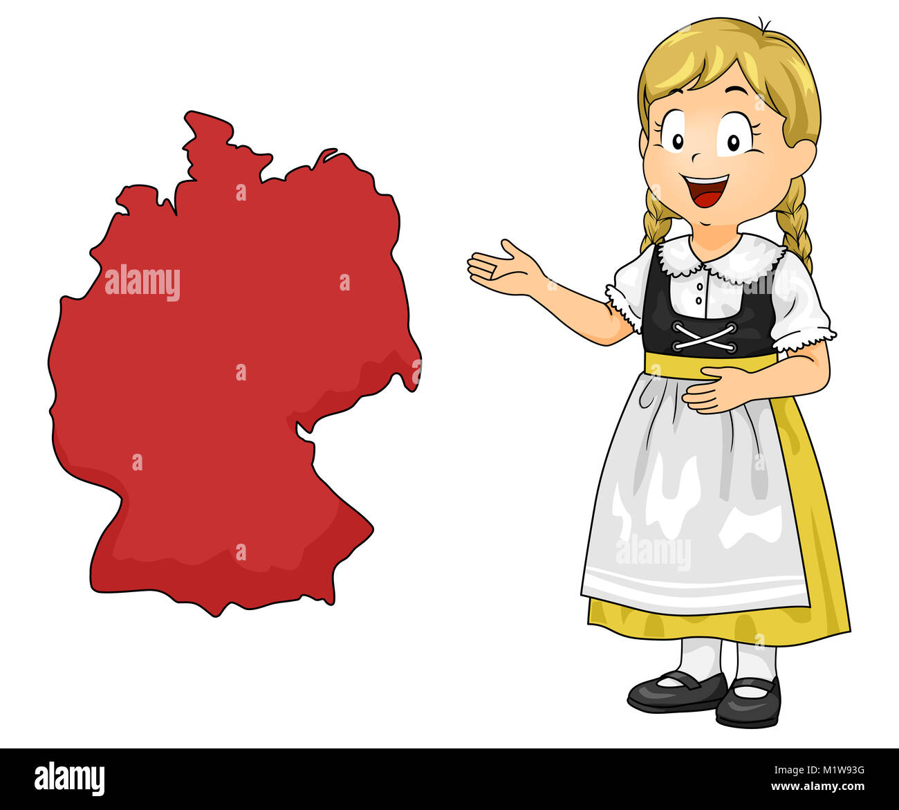 National costume germany girl hi-res stock photography and images - Alamy