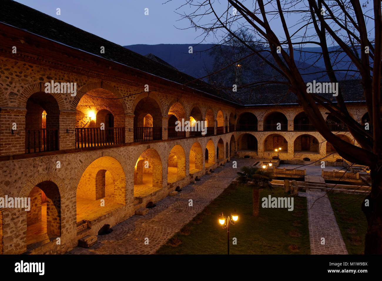 Azerbaijan 2010, The Shaki Caravanserai is a historical monument in ...
