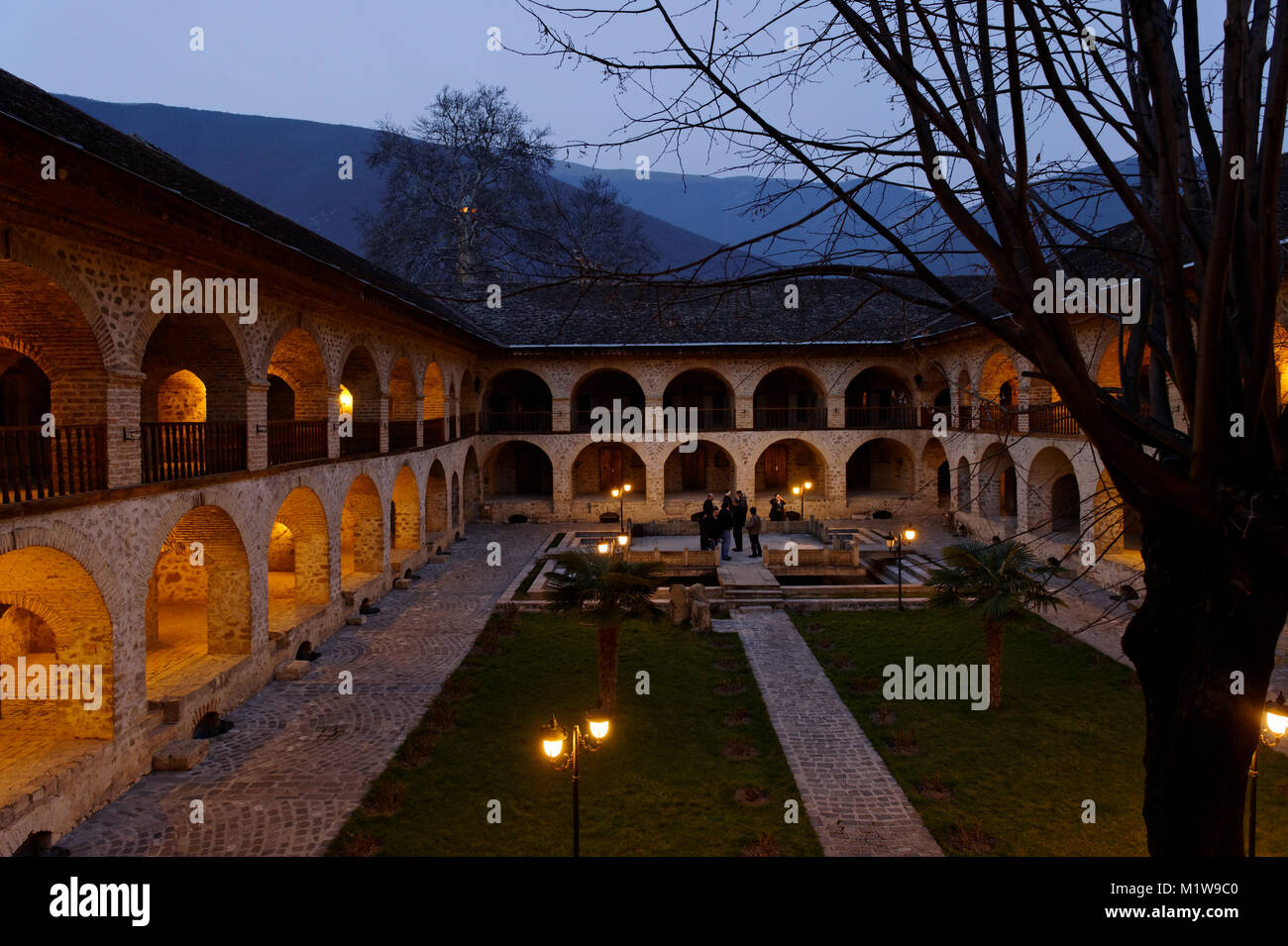 Azerbaijan 2010, The Shaki Caravanserai is a historical monument in ...