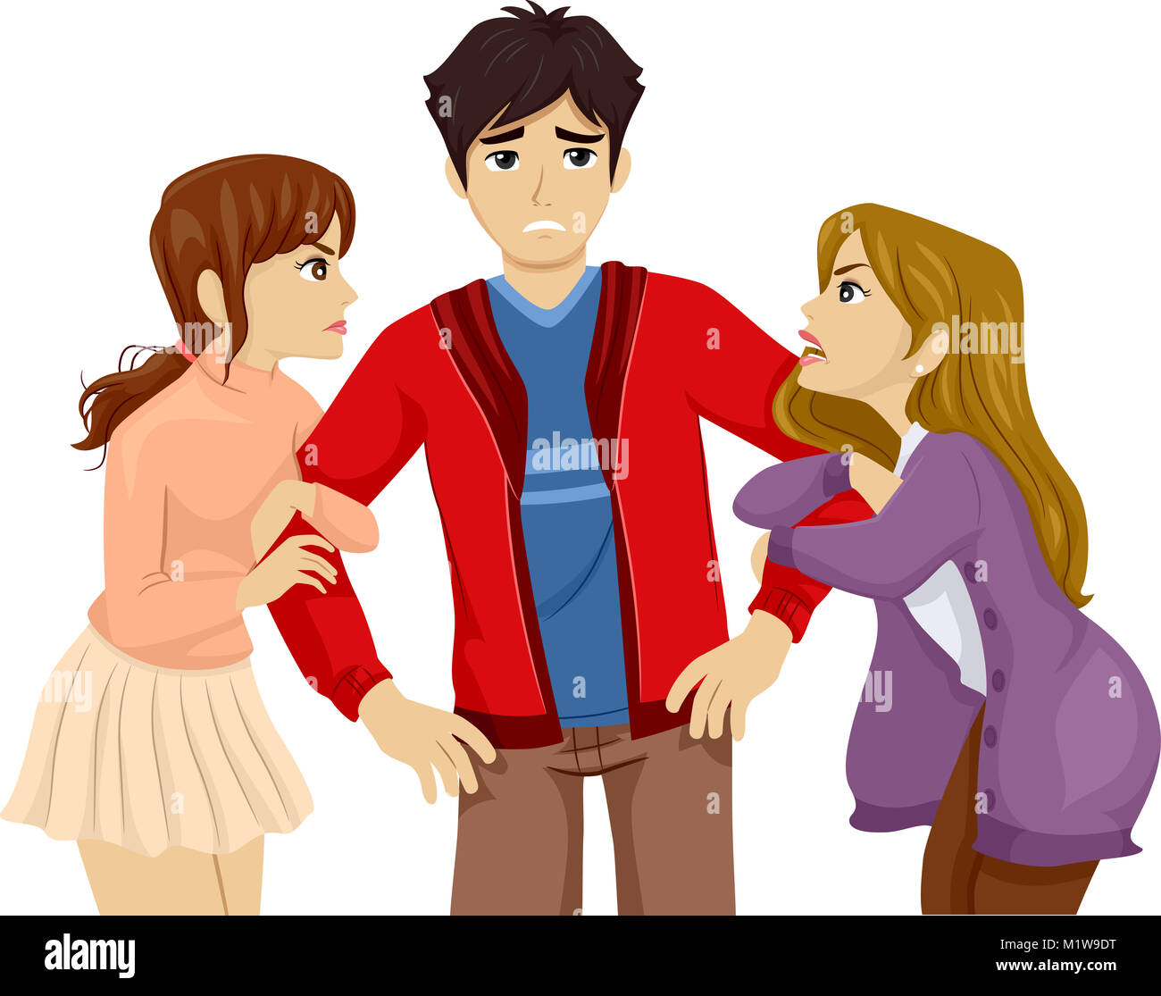Girls Fighting Over A Boy